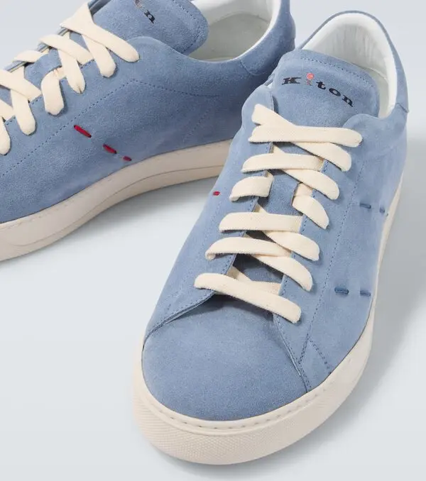 Kiton Suede Low Top Sneakers