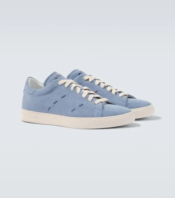 Kiton Suede Low Top Sneakers
