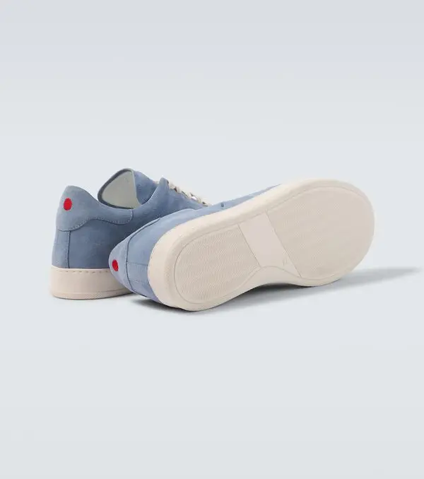 Kiton Suede Low Top Sneakers