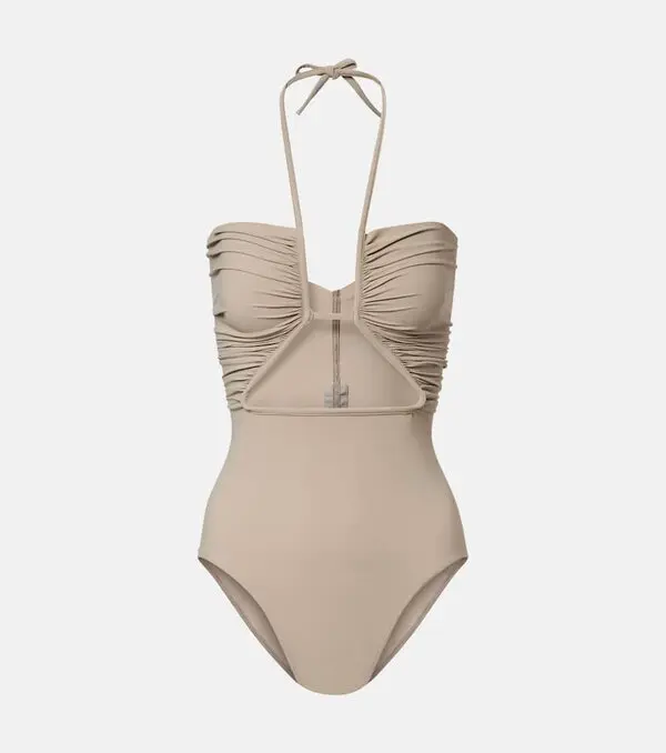 Rick Owens Prong Cutout Swimsuit - Grey