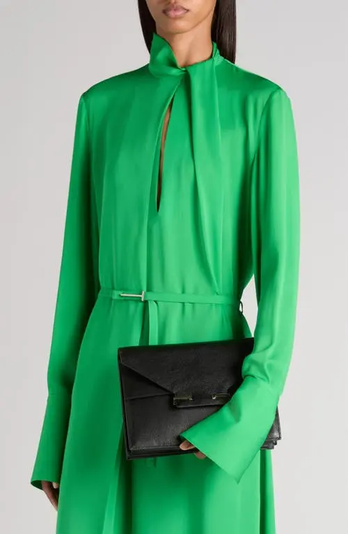 TOM FORD Double T Leather Shoulder Bag