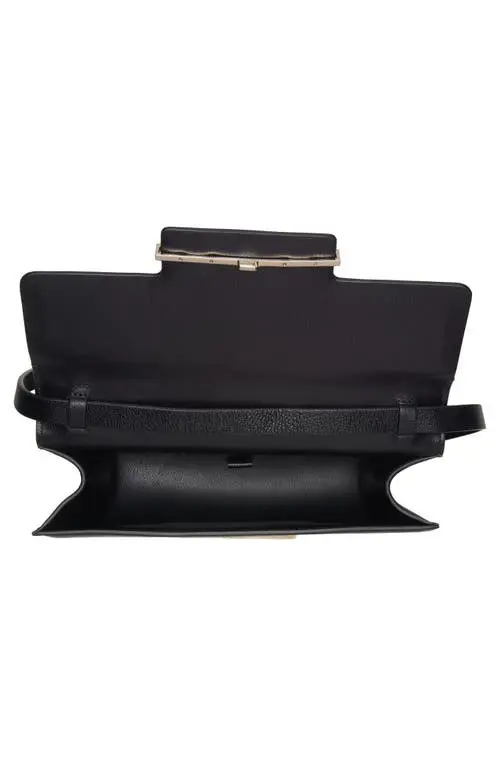 TOM FORD Small Double T Leather Top Handle Bag