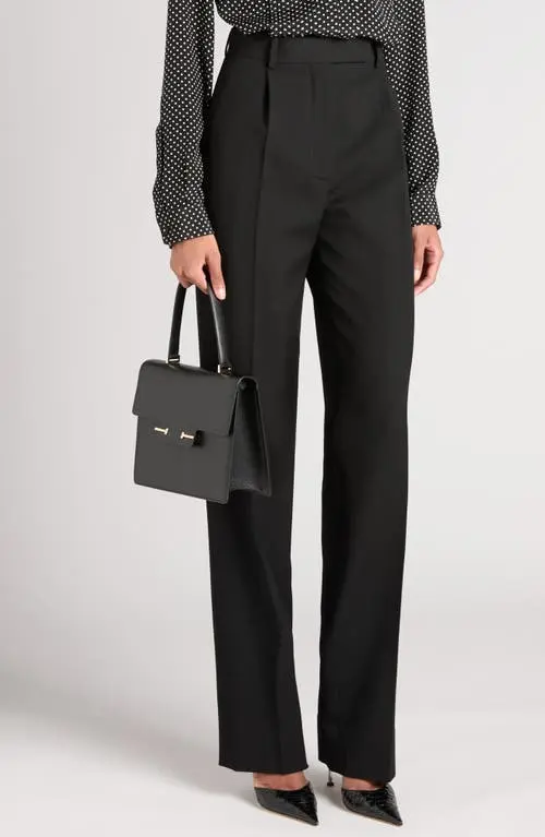 TOM FORD Small Double T Leather Top Handle Bag