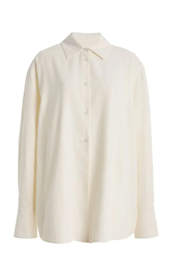 KALLMEYER Mollie Twill Top - Ivory