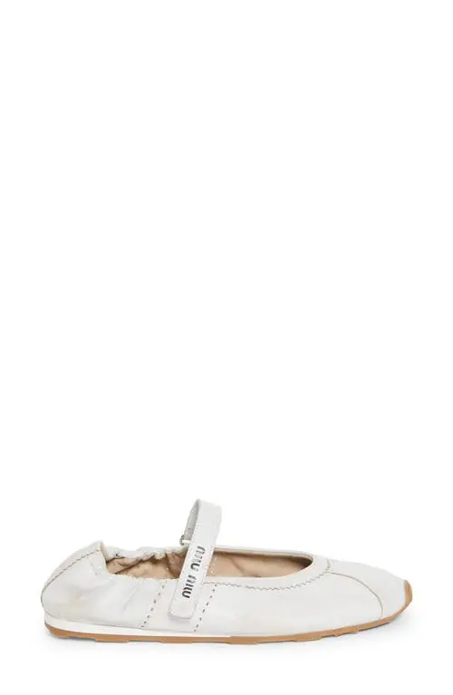 Miu Miu Plume Mary Jane Ballet Flat Sneaker