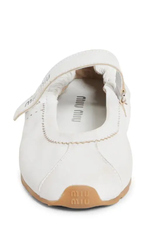 Miu Miu Plume Mary Jane Ballet Flat Sneaker