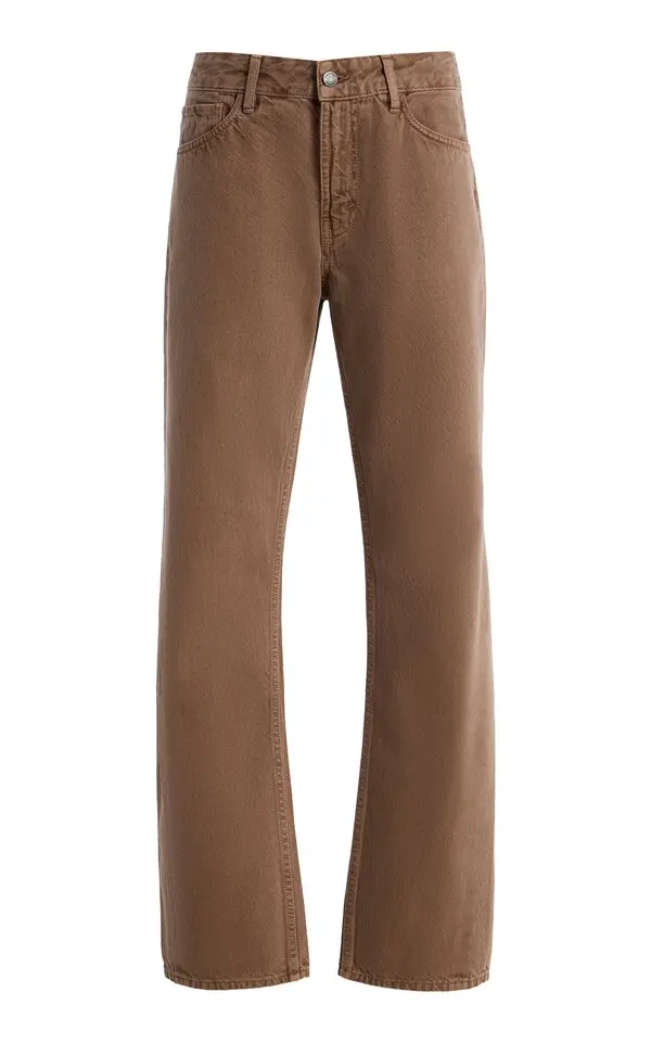 KALLMEYER Adina Low-rise Straight-leg Jeans - Bronze