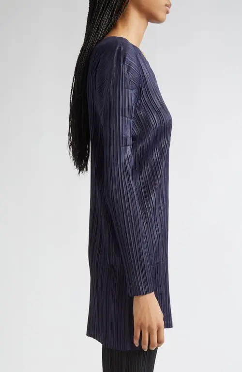 Issey Miyake Tune Pleated Longline Top
