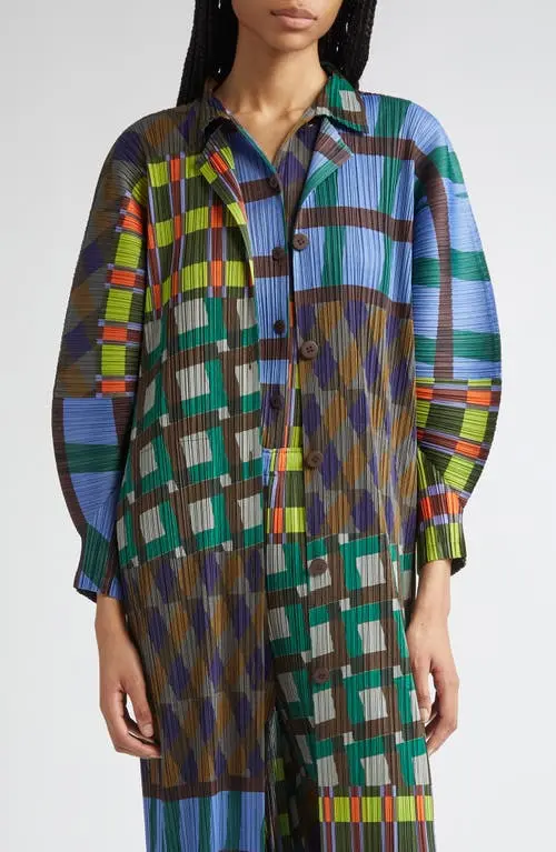 Issey Miyake Harmony Pleated Midi Dress