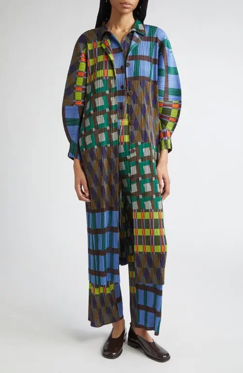 Issey Miyake Harmony Pleated Midi Dress