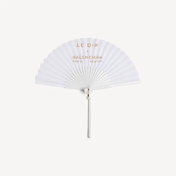 Balenciaga Le Dix Fan - White