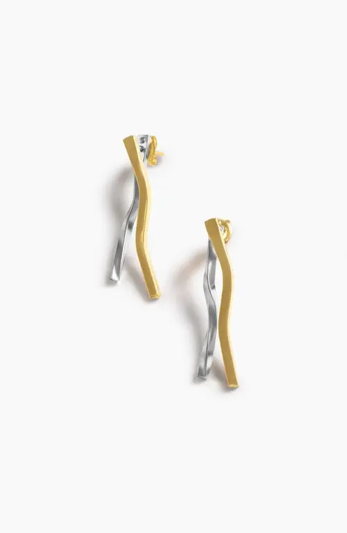 ABLE Paloma Two-piece Earrings - Gold