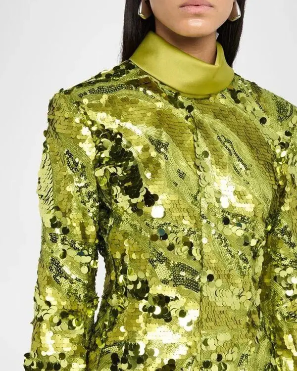 AKNVAS Toni Sequined Mini Dress - Citronnell
