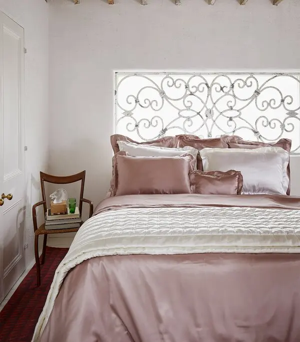 Gingerlily Silk Super King Windsor Bedspread - Ivory
