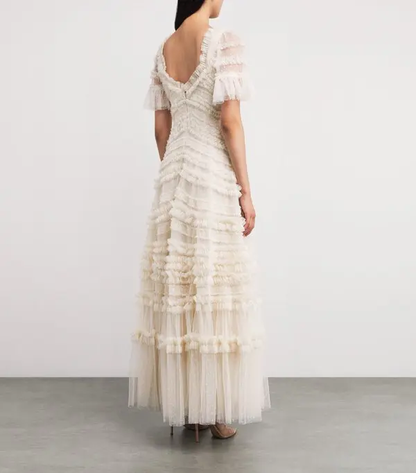NEEDLE & THREAD Ruffle Amara Gown