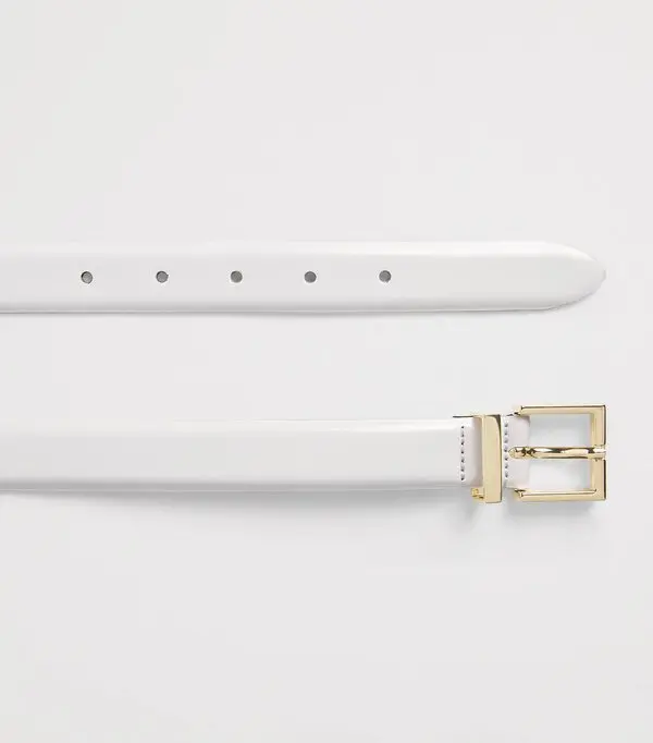 Sandro Leather Belt - Beige