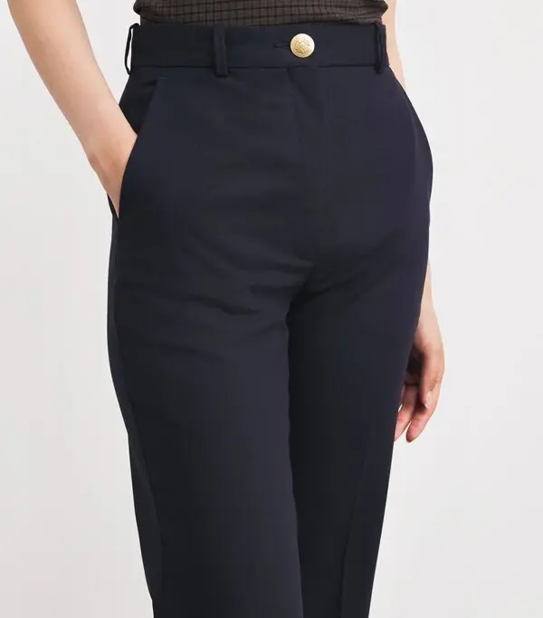 Sandro Wool-blend Flared Trousers