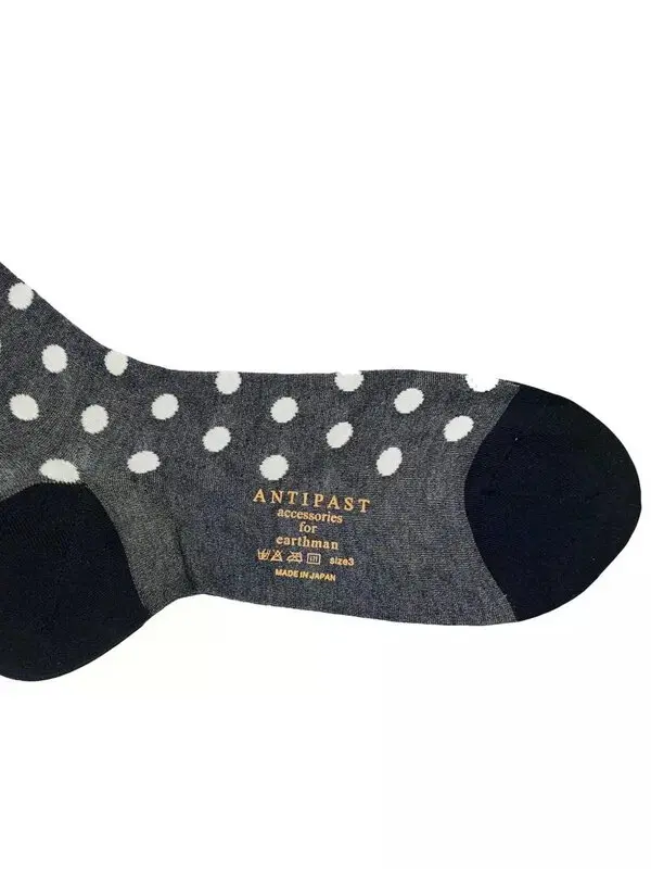 ANTIPAST Polka Dot Crew Socks