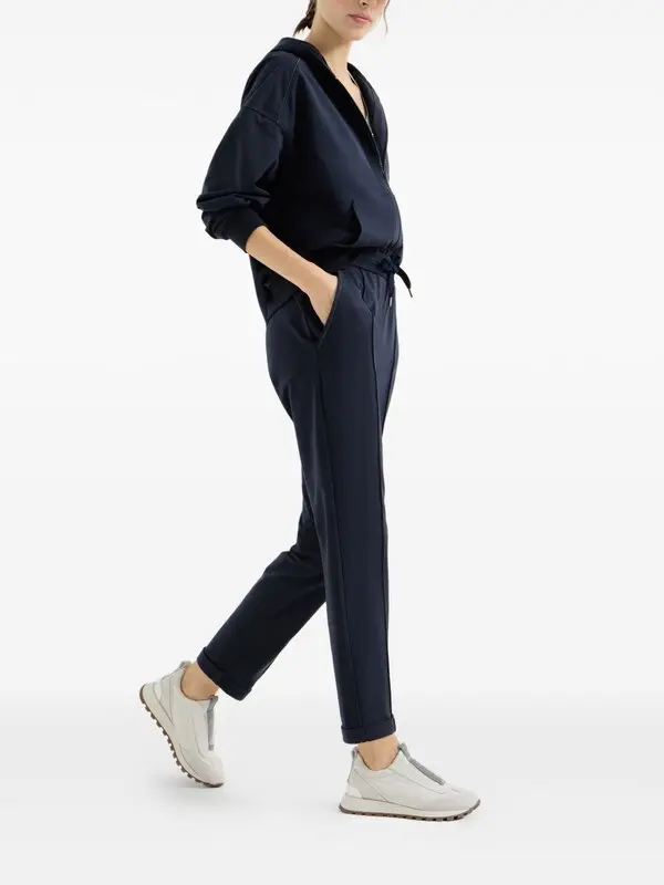 Brunello Cucinelli Cotton Drawstring Trousers