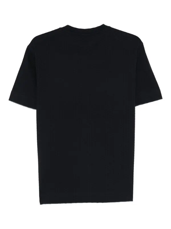 Emporio Armani Logo Cotton T-shirt - Blue