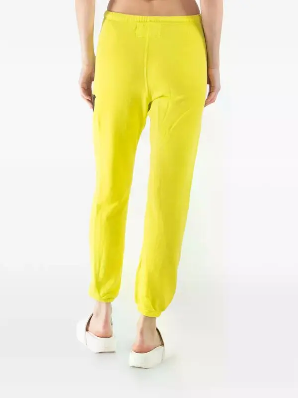 FREECITY Drawstring Print Track Pants - Yellow