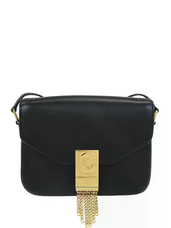 Celine 2019 C Pampille Small Shoulder Bag - Black