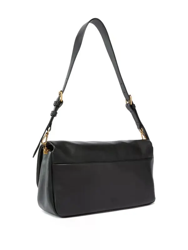 Pinko Logo Hardware Shoulder Bag - Black