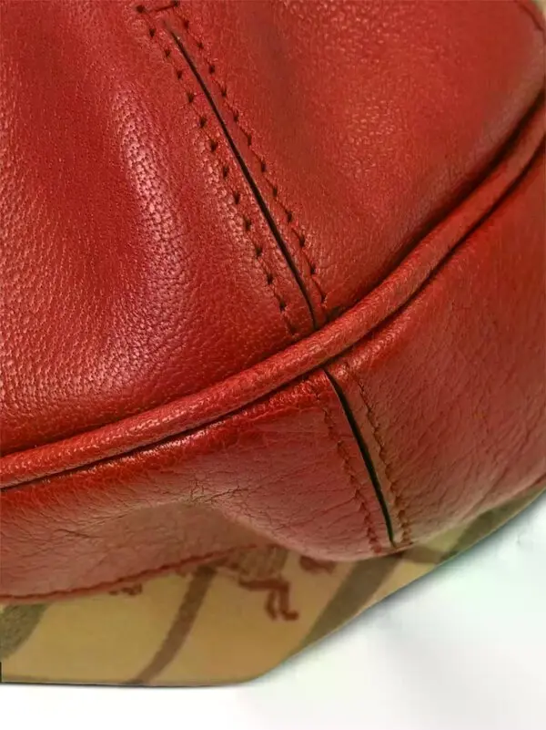 Burberry Checked Tote Bag