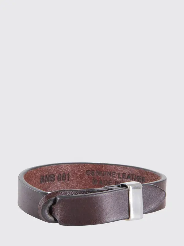 ORTIGNI Leather Bracelet - Dark