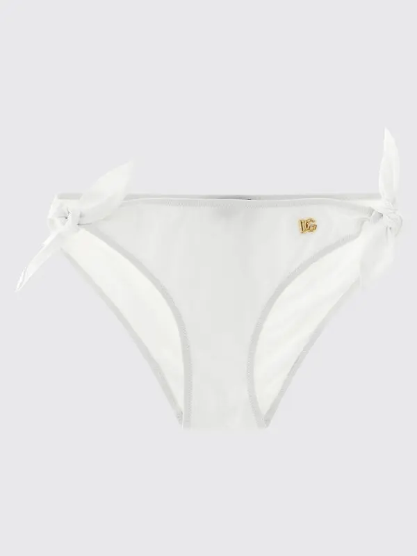Dolce & Gabbana Stretch Polyamide Bikini Briefs - White
