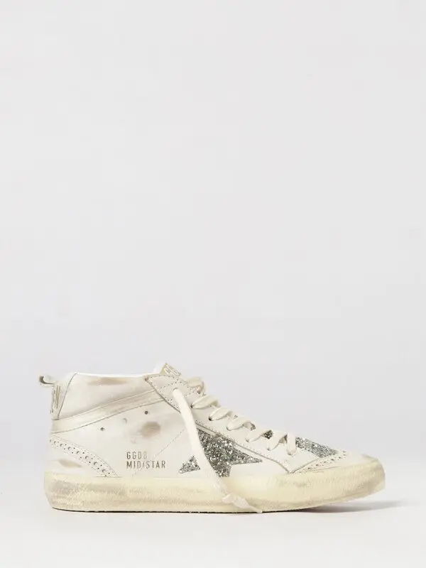 GOLDEN GOOSE Mid Top Sneakers - Beige