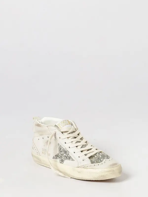 GOLDEN GOOSE Mid Top Sneakers - Beige