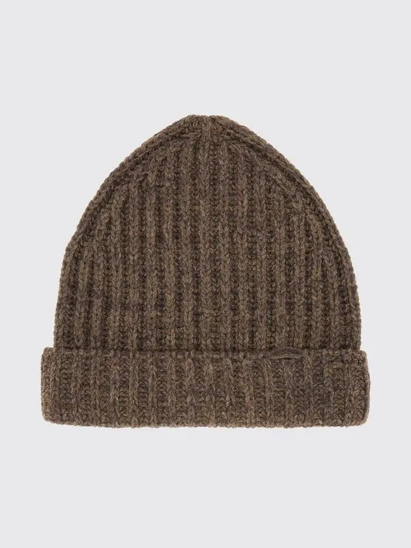 MAISON MARGIELA Ribbed Beanie - Brown