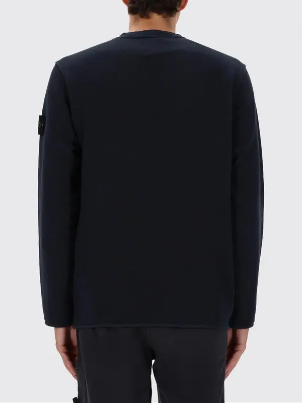 Stone Island Long Sleeve Sweater - Blue