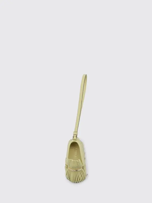TOD'S Leather Loafer Keychain - Yellow