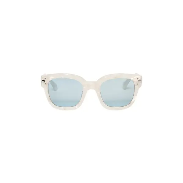 Amiri Classic Logo Square Frame Sunglasses - Blue