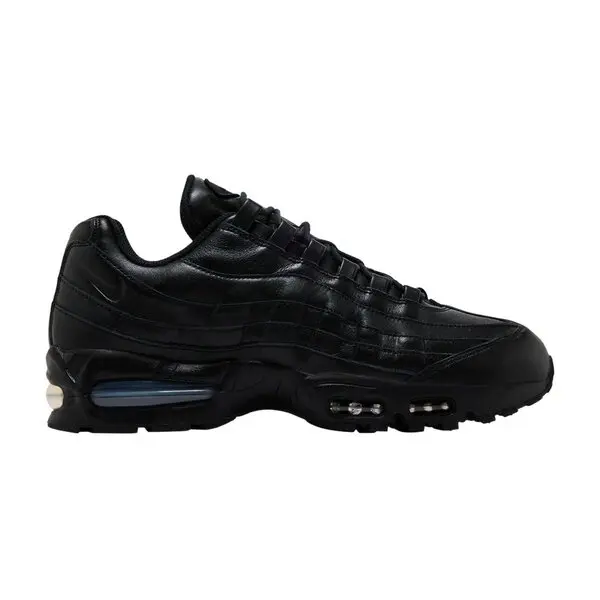 Nike Air Max 95 Big Bubble Leather Sneakers - Black