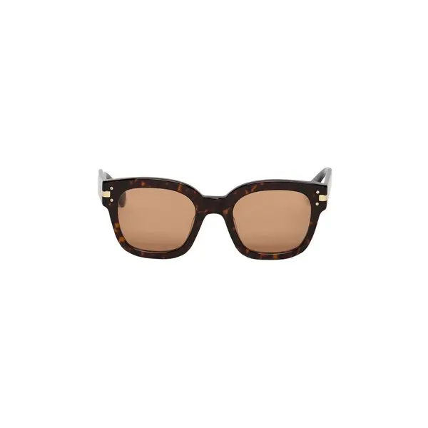 Amiri Classic Logo Tortoise Sunglasses - Brown