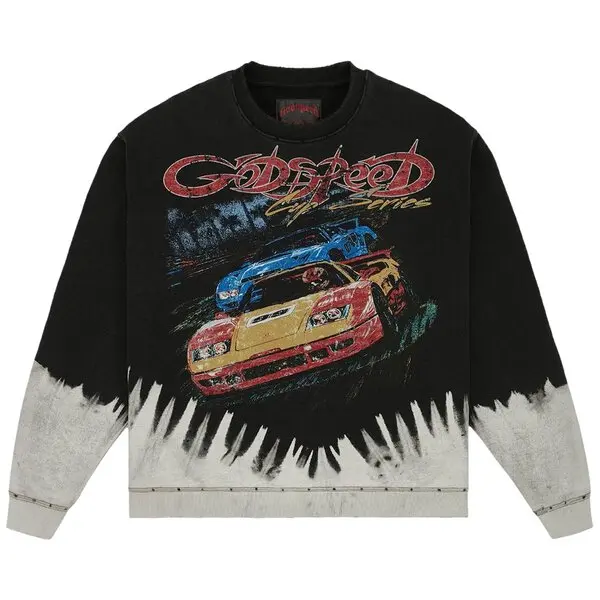 GODSPEED F.t.w Long-sleeve Bleached Wash - Black