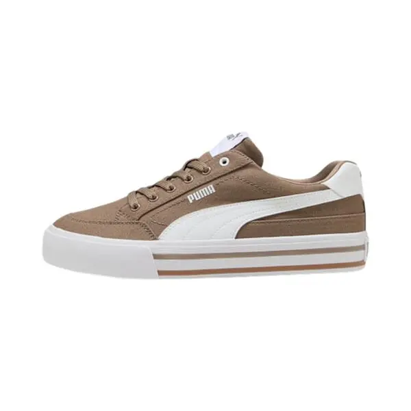 PUMA Court Classic Vulcanized Formstrip Sneakers - Brown