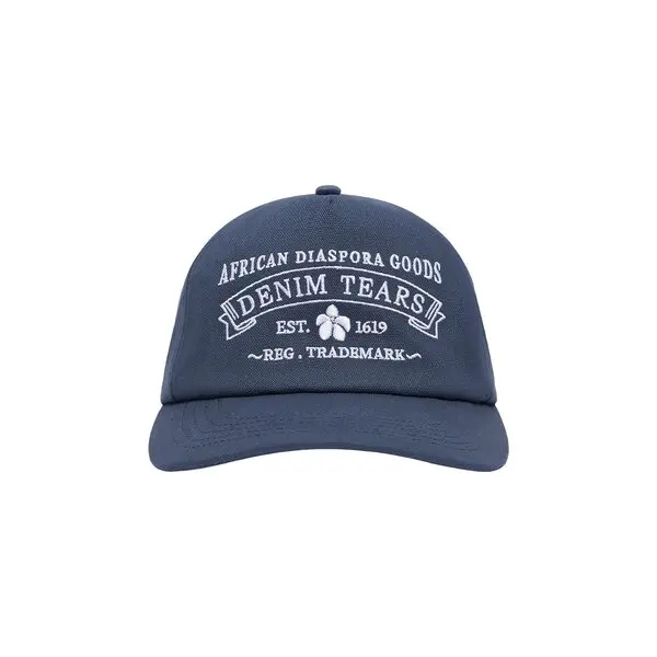 DENIM TEARS Adg Stamp Cap - Blue