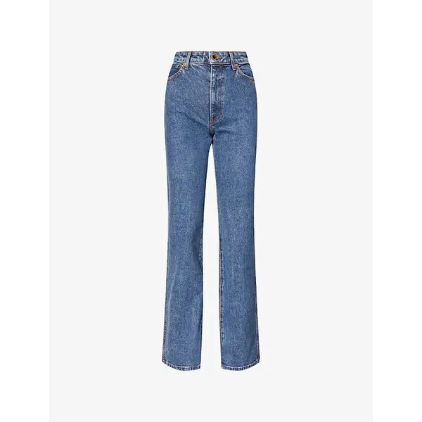 Khaite Danielle Straight-leg Denim Jeans