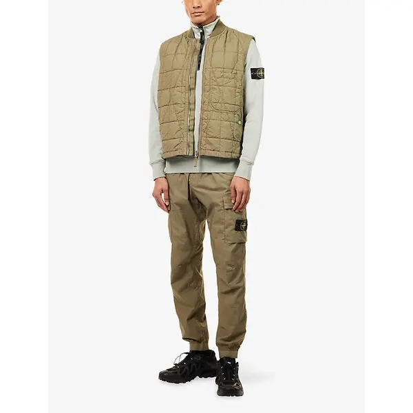 Stone Island Quilted Cotton Vest