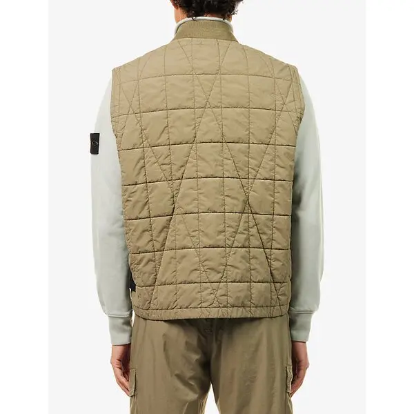 Stone Island Quilted Cotton Vest