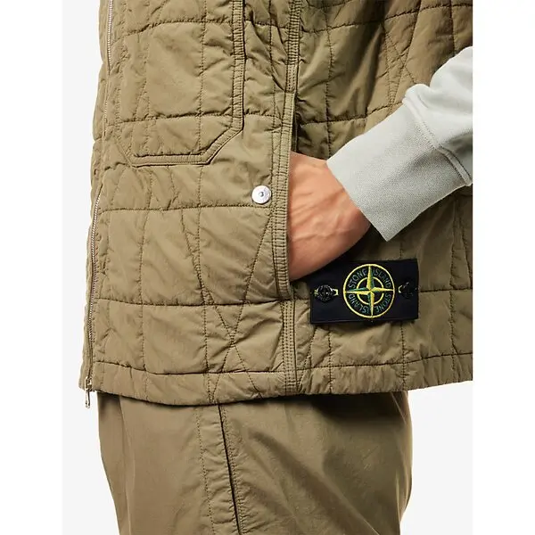 Stone Island Quilted Cotton Vest