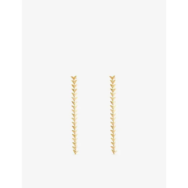 RACHEL JACKSON Dreamcatcher Geometric Drop Earrings - Gold