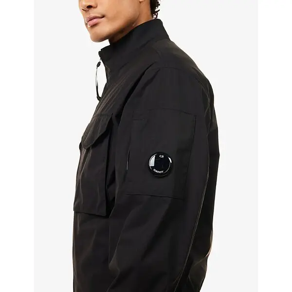 C.P. Company Pro-Tek Lens High-Neck Woven Jacket - Black