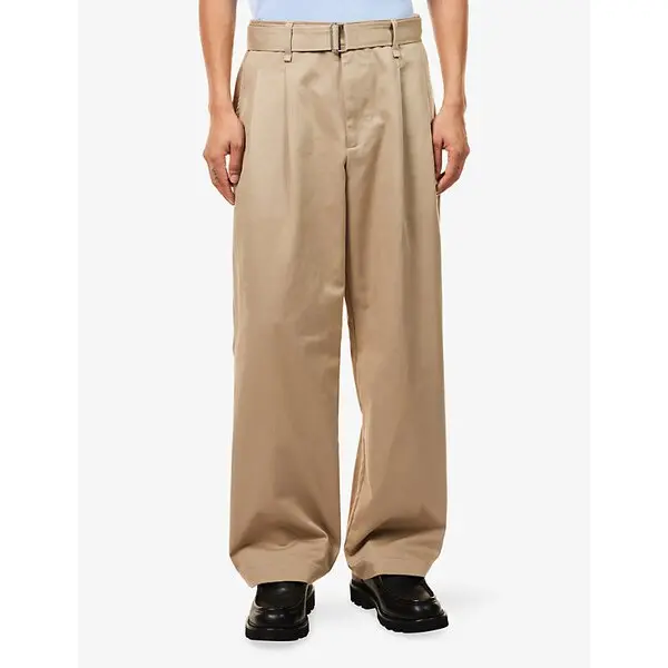 Simkhai Kent Pleated Cotton Trousers