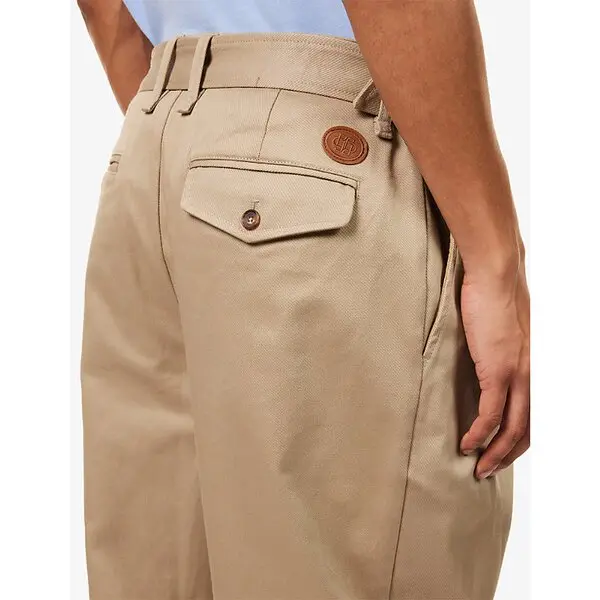 Simkhai Kent Pleated Cotton Trousers