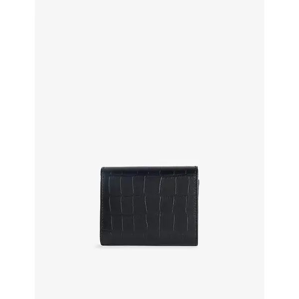 Burberry Cotswolds Foldover Leather Wallet